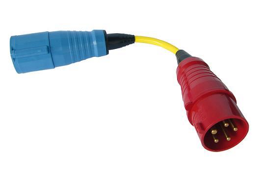 Adapter Cord Set 32A 3-phase to single phase, 70036